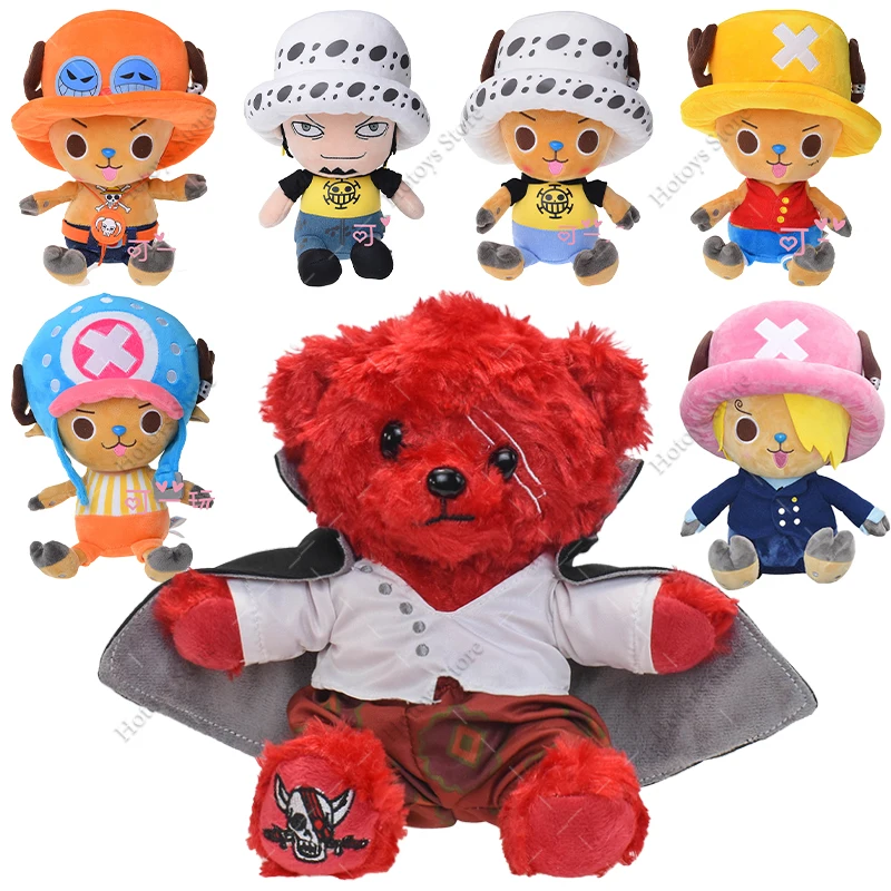 One-Piece-Plush-Shanks-Bear-Red-haired-Sitting-Position-Soft-Stuffed ...