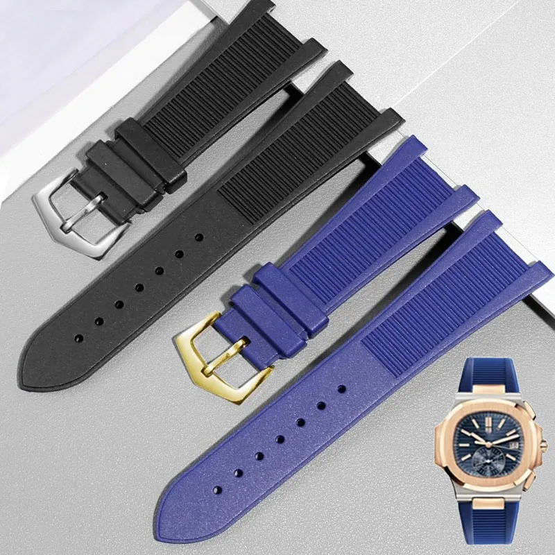 Silicone Rubber Watch Strap for PATEK PHILIPPE Nautilus 5711 5712g for ...
