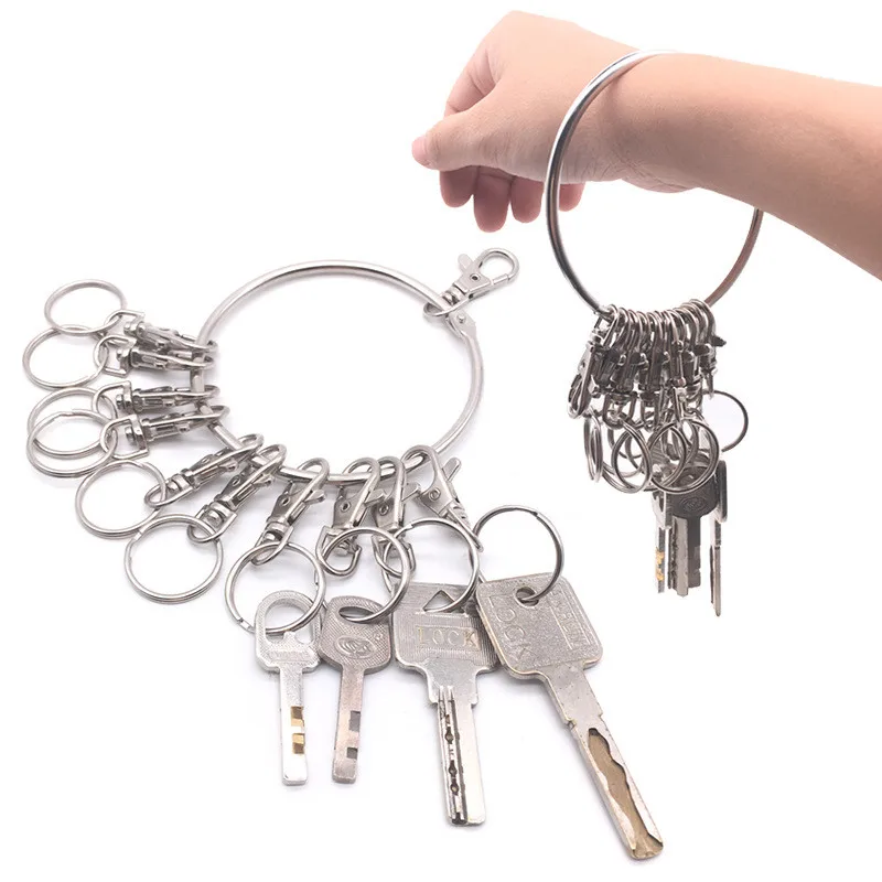 Key-Chain-Hanging-Ring-Creative-Key-Chain-Multiple-Thickened-Key-Rings ...