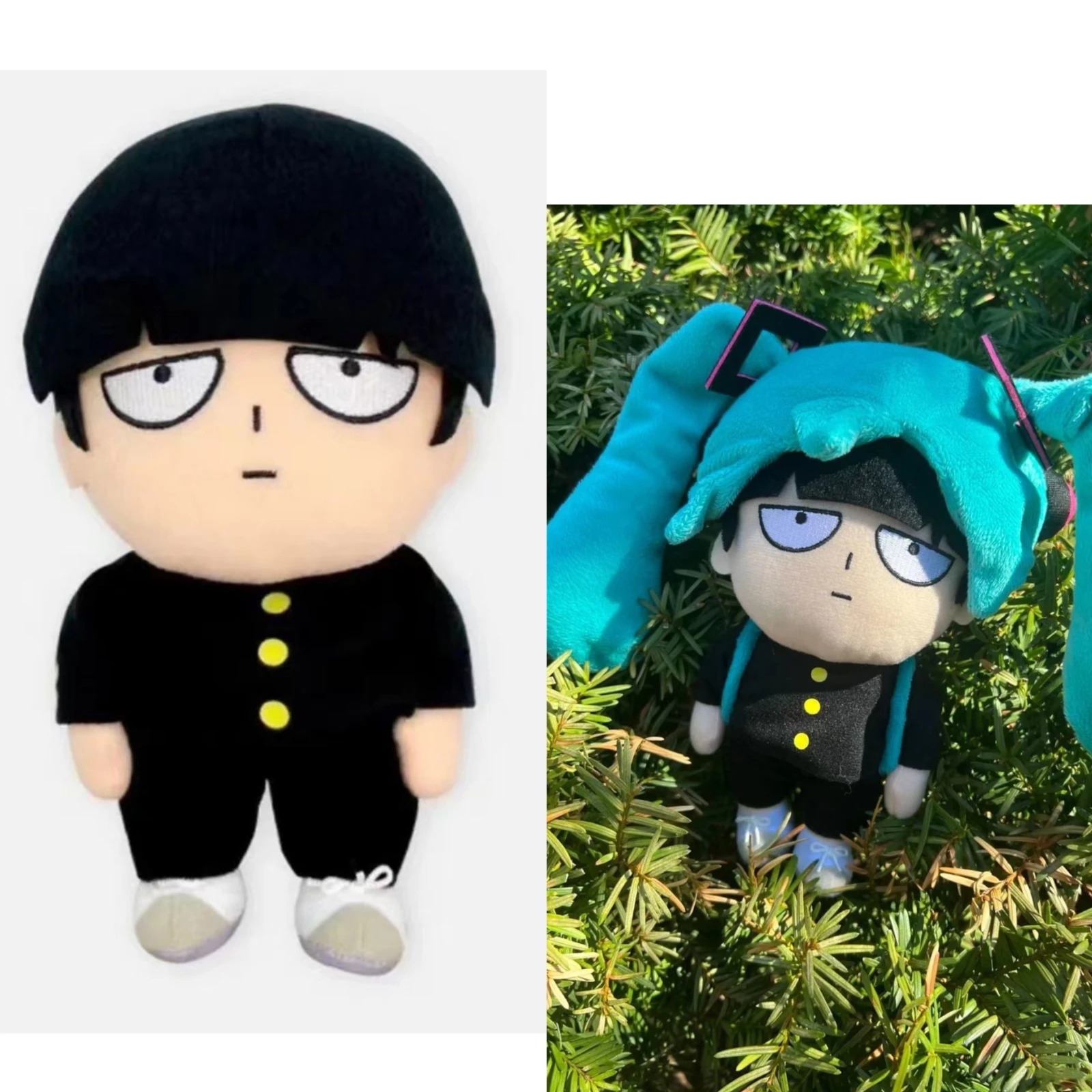 20cm Mob Psycho 100 Plush Toy Anime Mob Stuff Doll Kawaii Kageyama ...