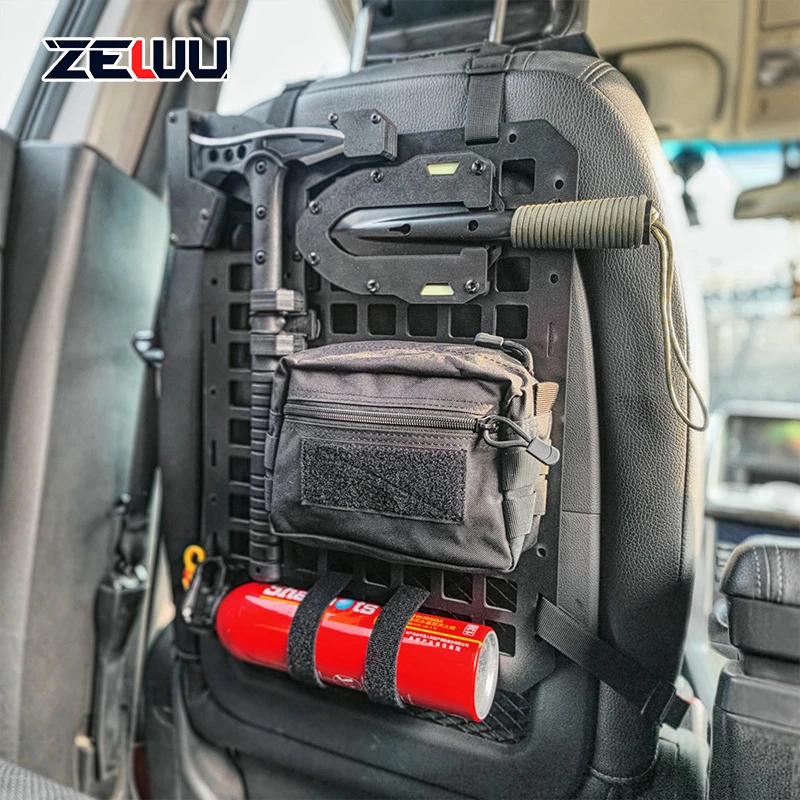 430*330*5mm Vehicle Organizer Tactical Seat Back Mounted Molle Panels ...