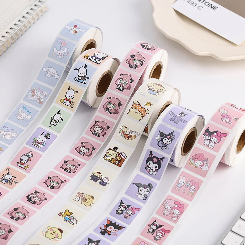 Sunny-Sanrio-500-pcs-roll-New-Collection-Stickers-Cute-Cartoon-Cute ...