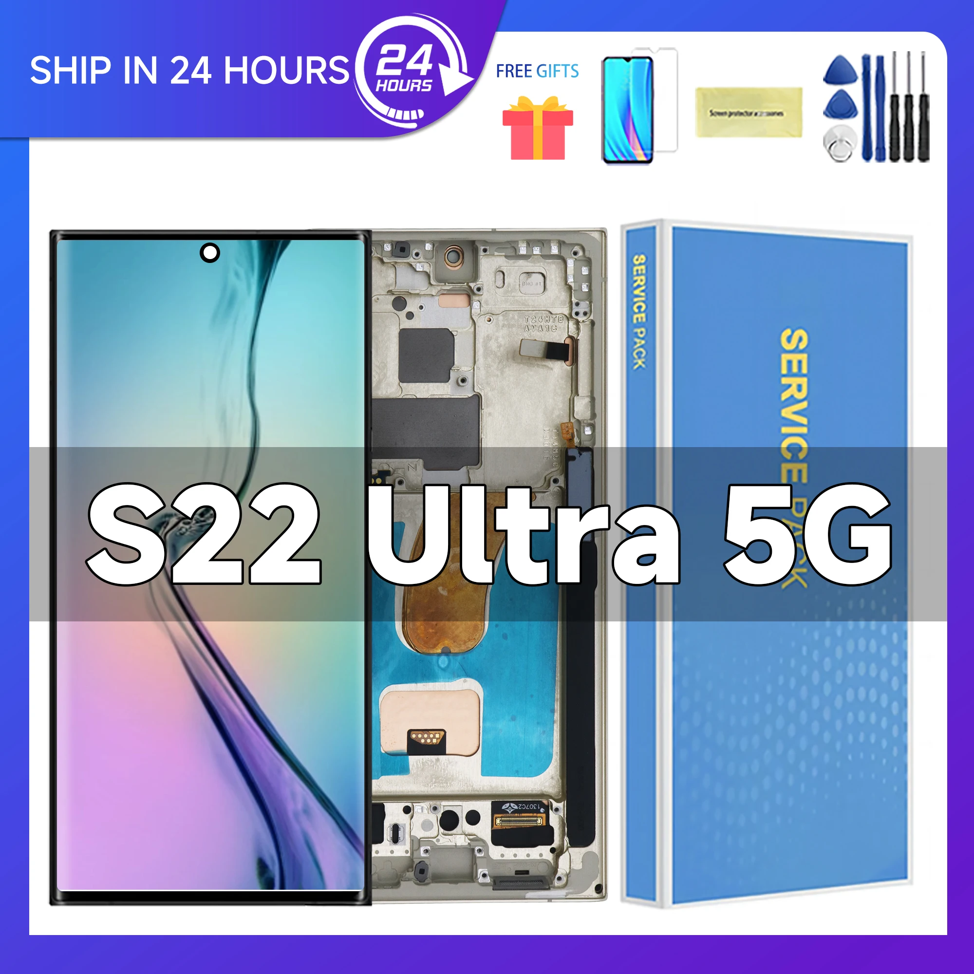 TFT-Dispaly-Screen-for-Samsung-Galaxy-S22-Ultra-5G-S908B-S908B-DS-Lcd ...