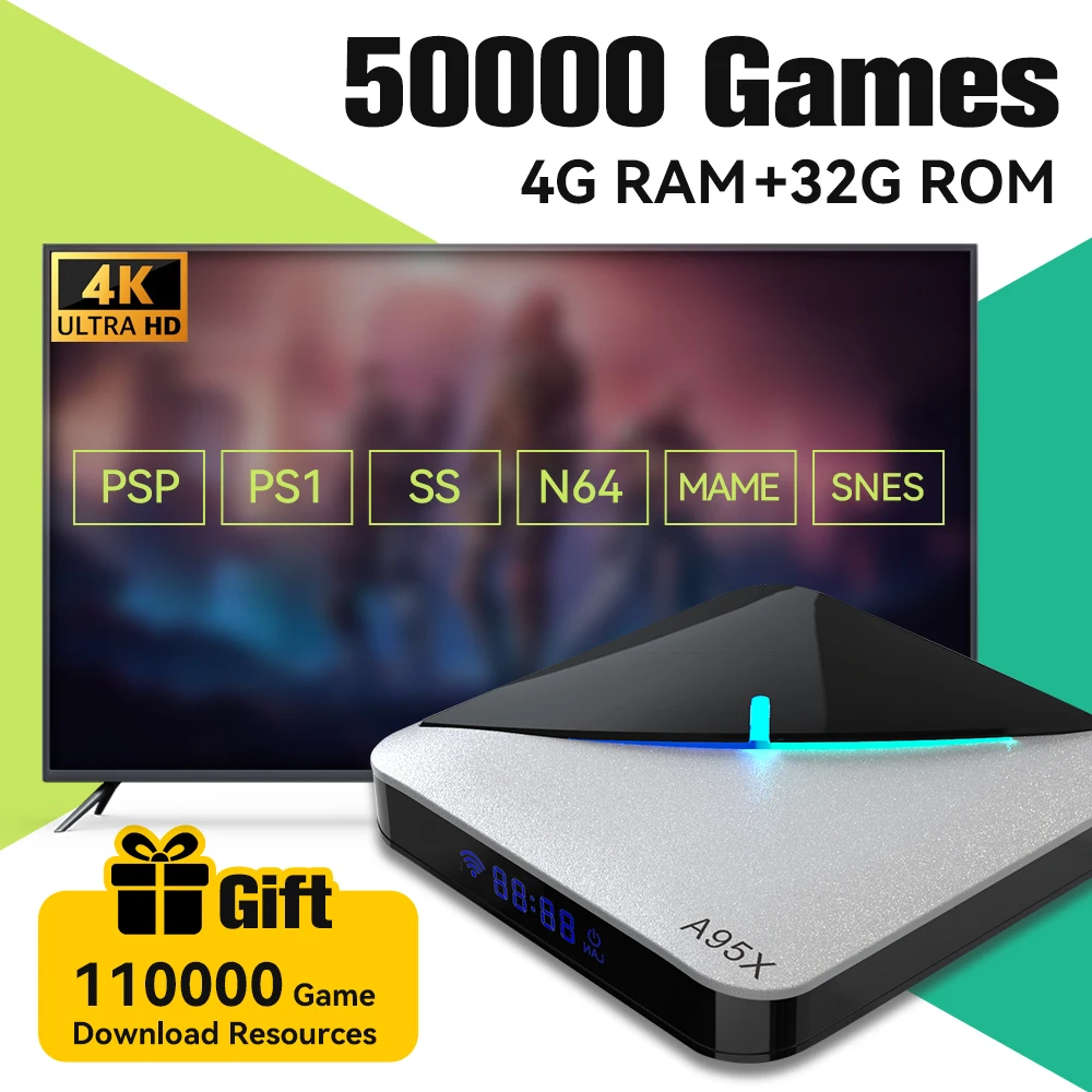4K-HD-Video-Game-Console-Built-in-50000-Retro-Games-70-Emulators-For ...