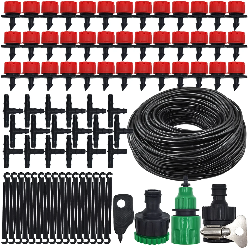 5M-25M DIY Drip Irrigation System Automatic Watering Garden Hose Micro ...