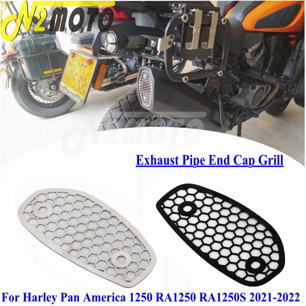 Exhaust-Muffler-Tailpipe-Guard-Grill-Cap-Pipe-End-Mesh-Guard-Protective ...
