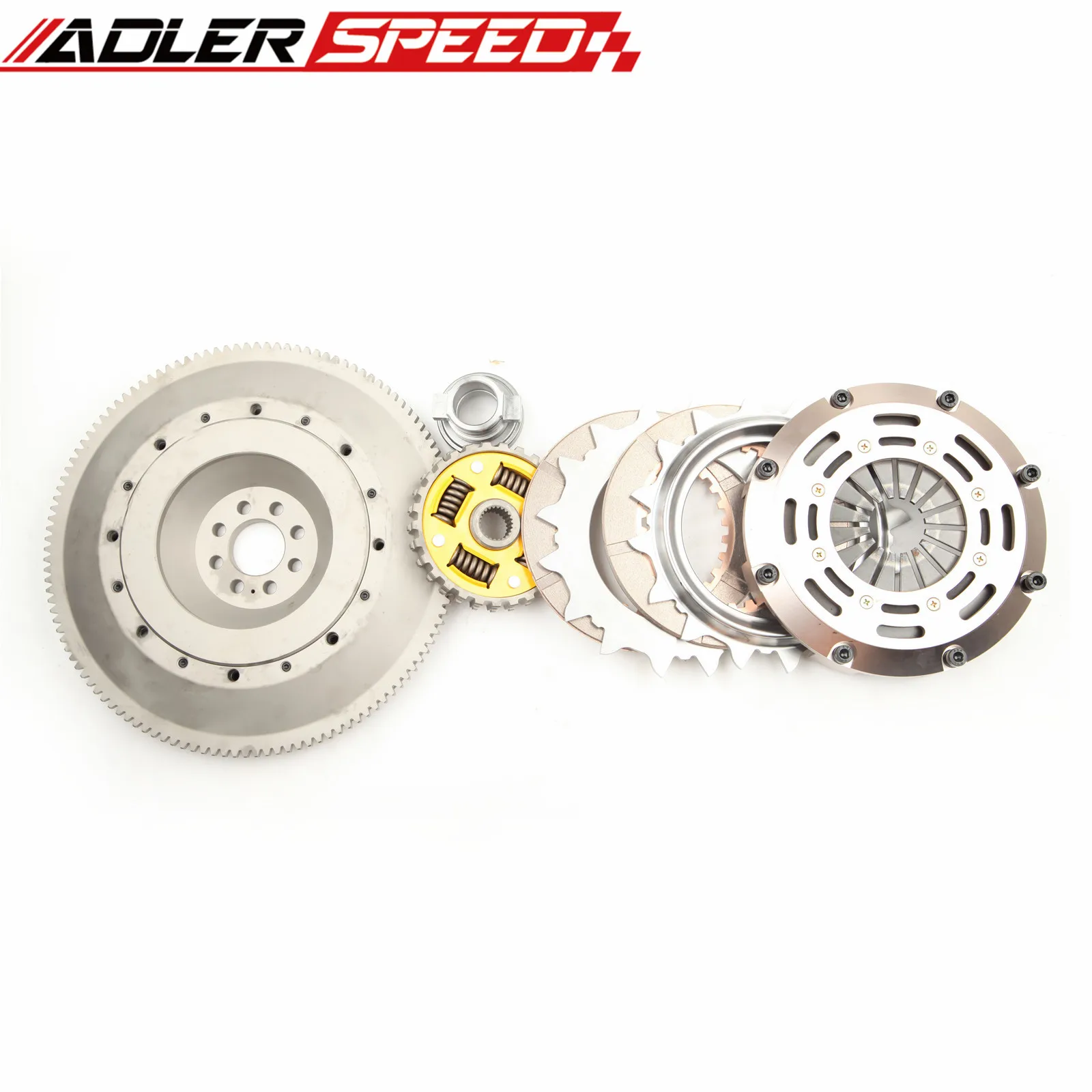 ADLERSPEED Racing / Street Twin Disc Clutch Kit & Flywheel For Nissan ...