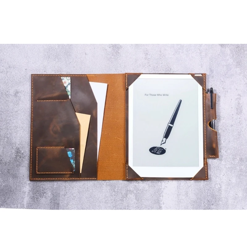 Handcrafted-Rugged-Leather-Folio-Cover-Case-for-Supernote-A5X-A6X ...