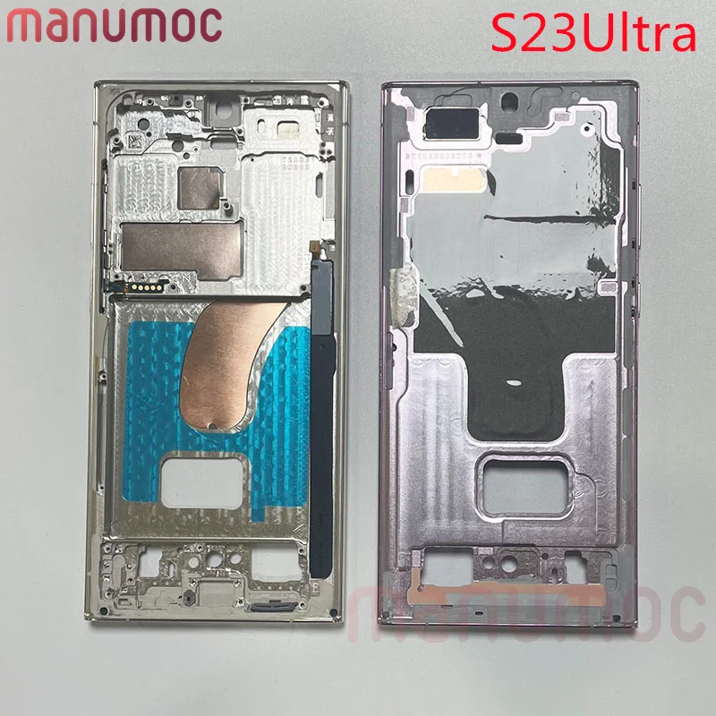 Middle-Frame-Bezel-For-Samsung-Galaxy-S23-Ultra-LCD-Display-Refurbish ...