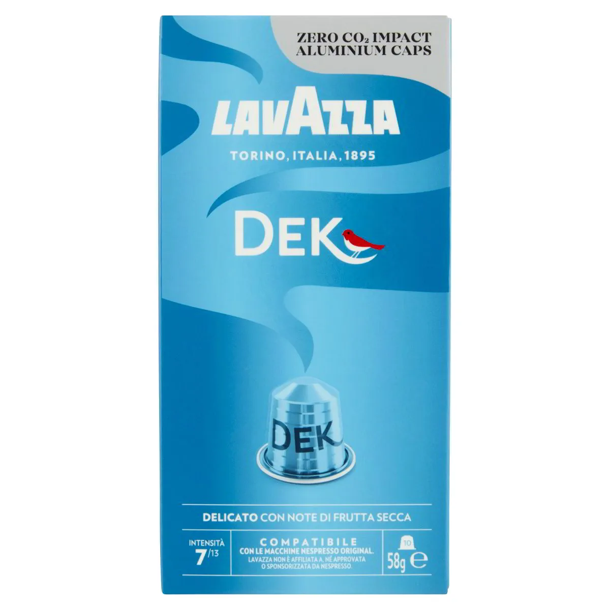 Capsules for coffee machine LAVAZZA DEK Nespresso decaf 10 PCs ...