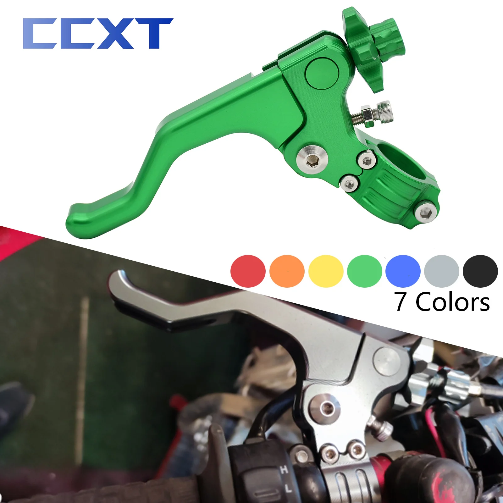 Motorcycle-Short-Stunt-Clutch-Lever-For-Honda-Yamaha-Suzuki-Kawasaki ...