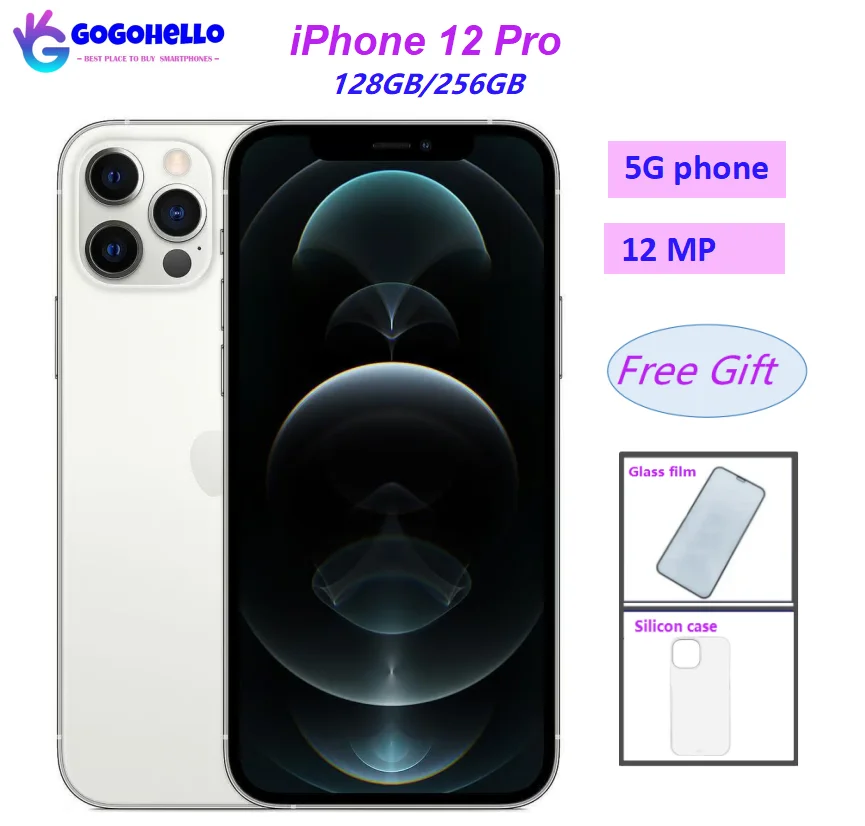 Original-Apple-IPhone-12-Pro-6-1-128GB-256GB-OLED-12MP-Face-ID-IOS-5G ...