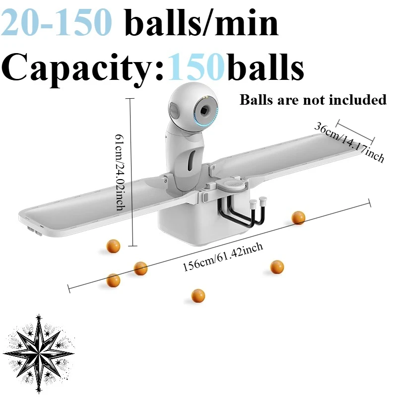 Smart Ping Pong Ball Machine Practice Home Intelligent Programming ...