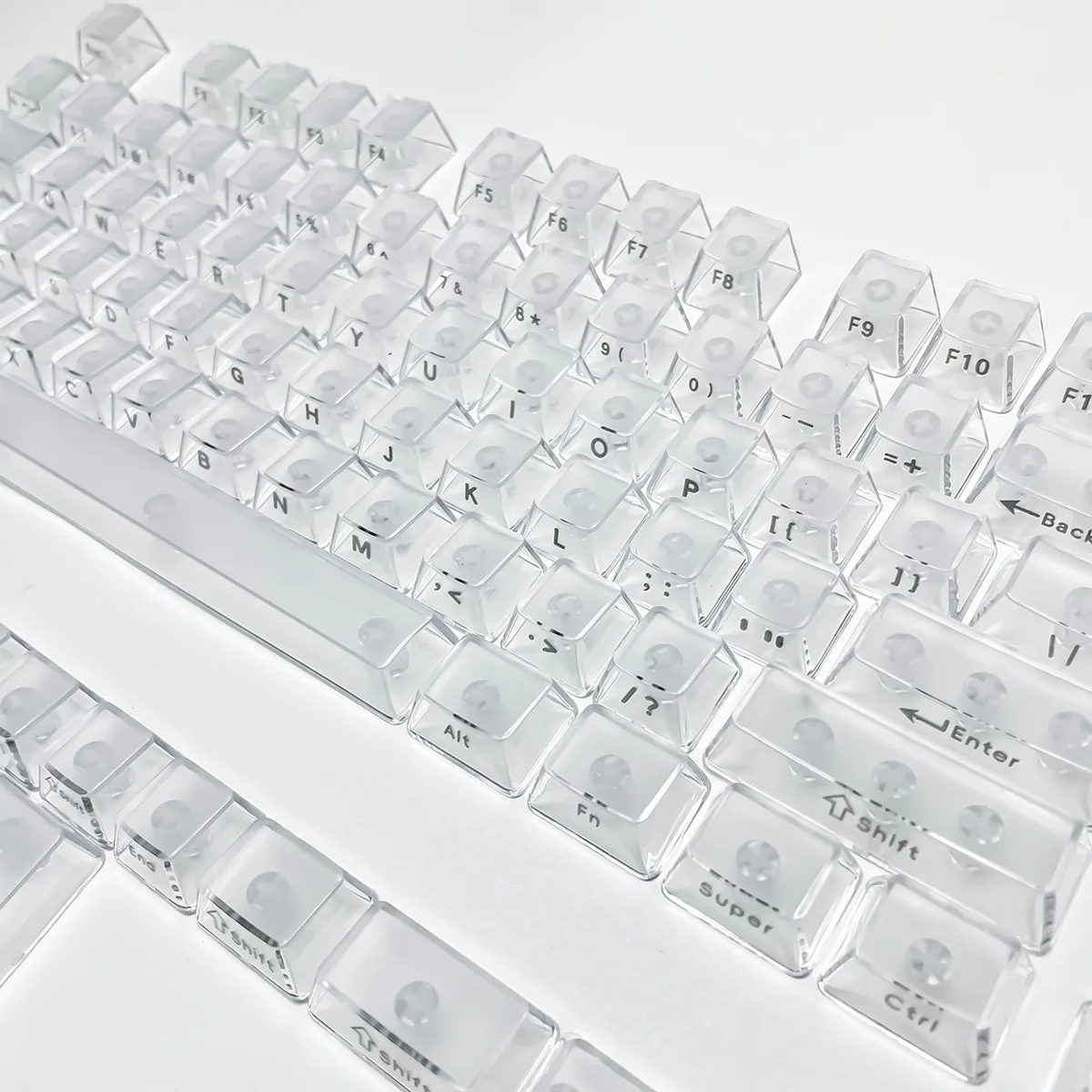 OEM-Profile-Crystal-Transparent-Side-carving-Keycaps-For-Mechanical ...