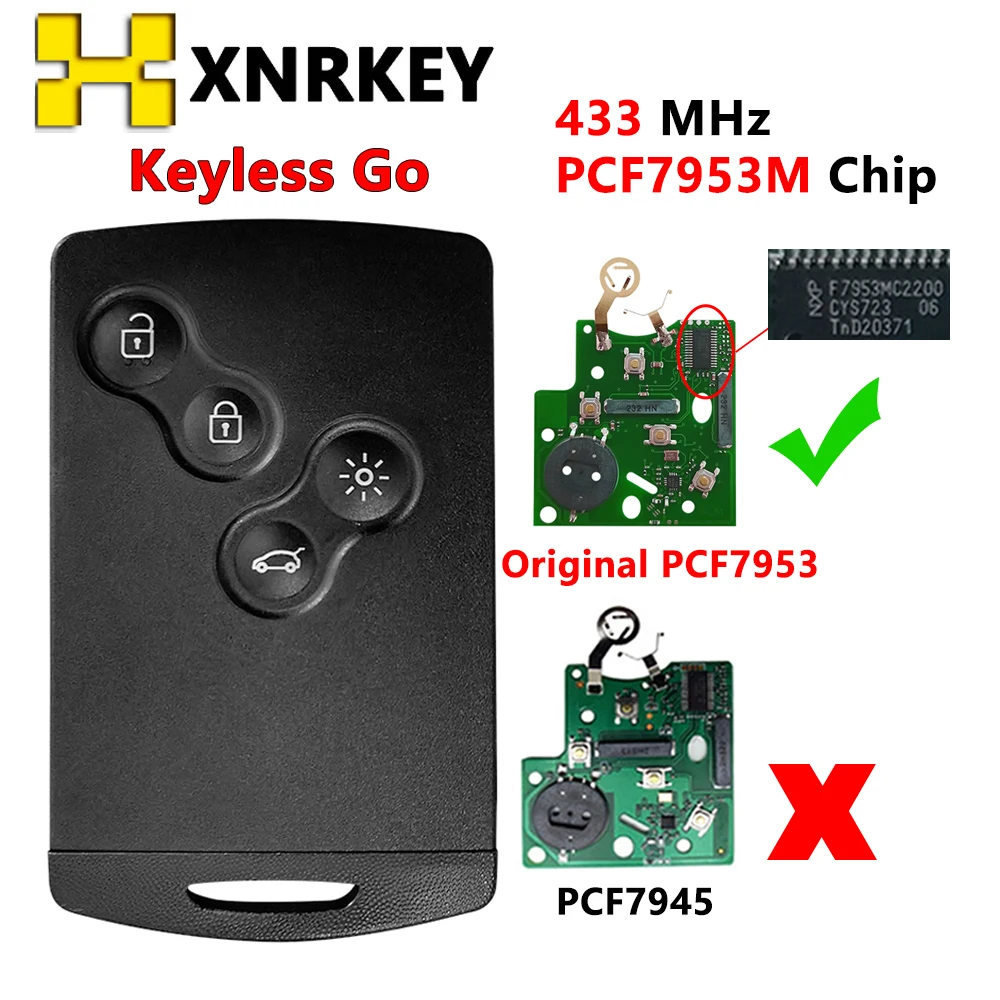 XNRKEY-Handsfree-4-Buttons-Car-Smart-Remote-Key-for-Renault-Clio-IV ...