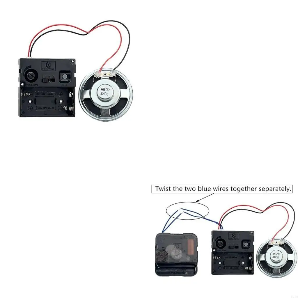 62KD DIY Quartzs Clock Mechanism Set Battery Powered Motor Replacements ...