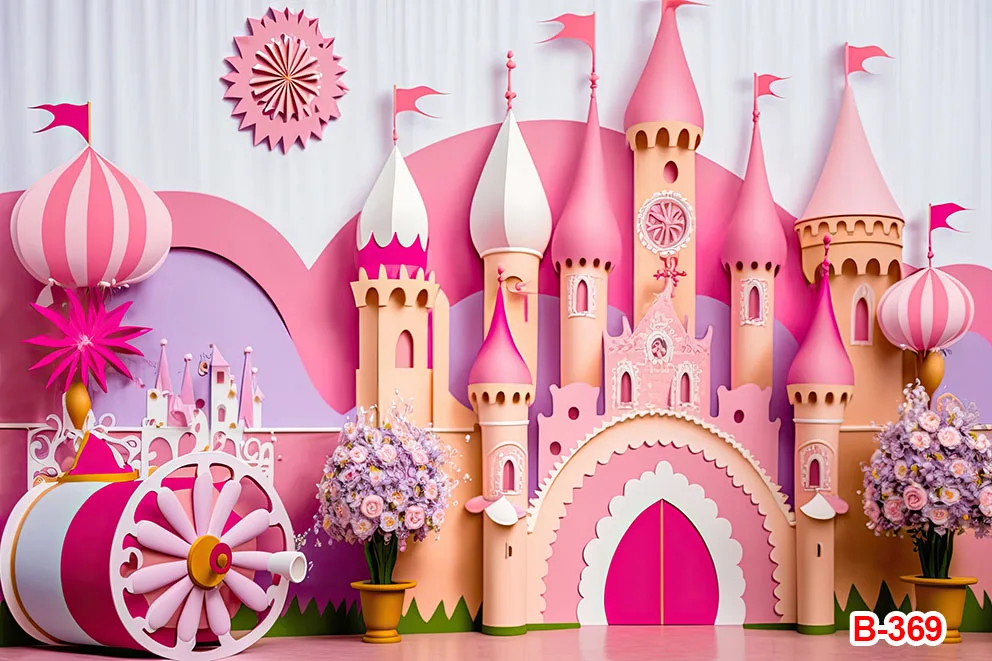 Princess Castle Backdrop Party