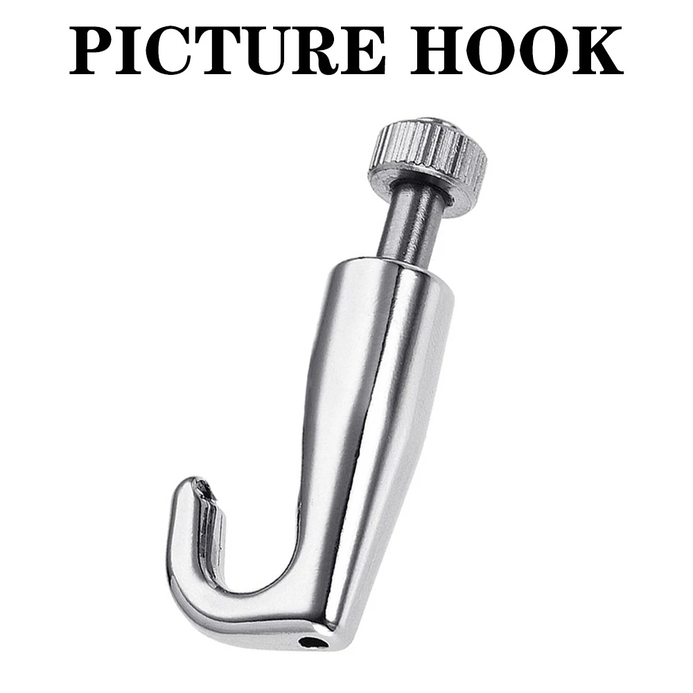 5-PCS-Adjustable-J-Hooks-Auto-Locking-Picture-Hooks-Wire-Rope ...