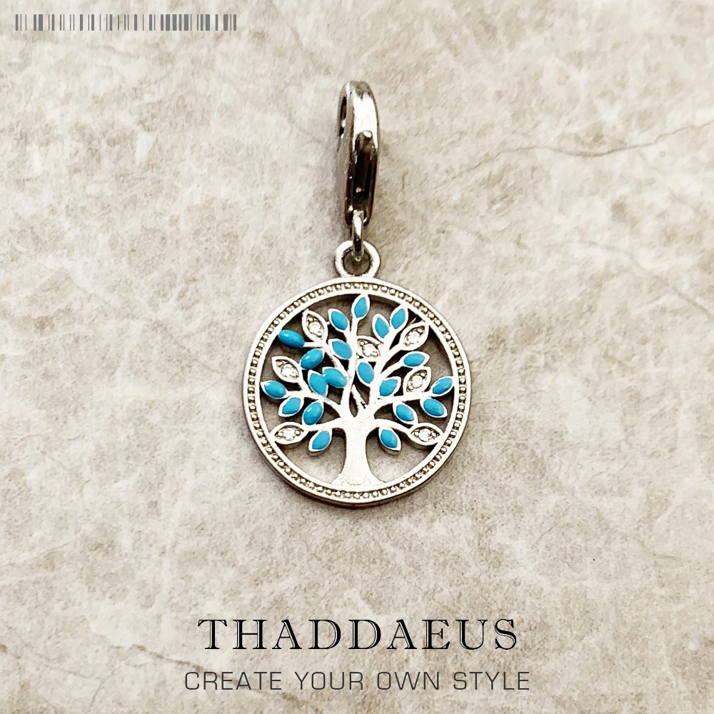 Charm Europe | Club Jewelry | Tree Charm | Thaddaeus - Blue Tree Charm ...