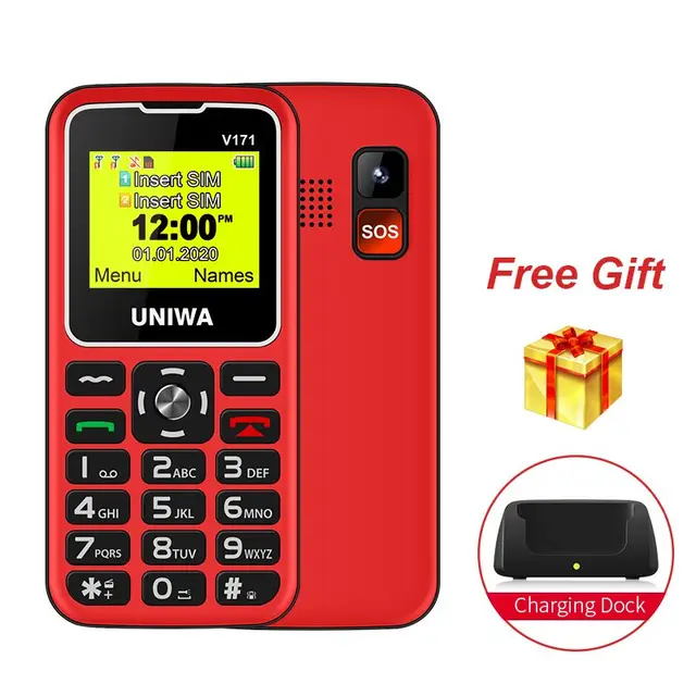 Cell Phone With Big Numbers