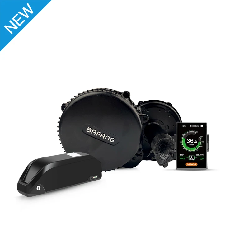 Bafang BBS02B BBS02 48V 750W Mid Drive Electric Motor Kit with 48V 52V 13AH 17.5Ah 20AH Li ion ...