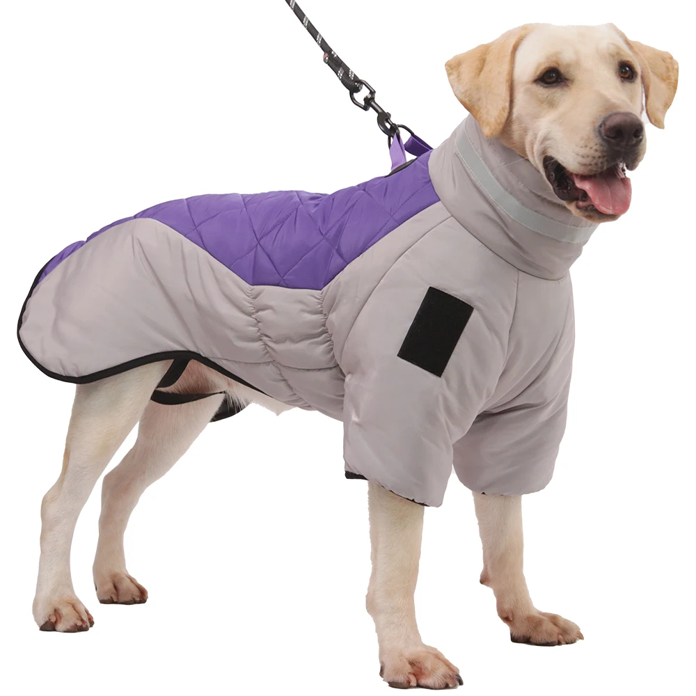 Winter-Coat-Waterproof-Windproof-Dog-Jacket-with-D-Ring-Harness-Warm ...