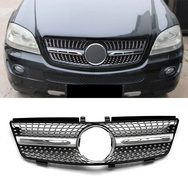 Front-Grille-For-Mercedes-Benz-W164-ML-class-ML320-ML350-ML450-ML500 ...