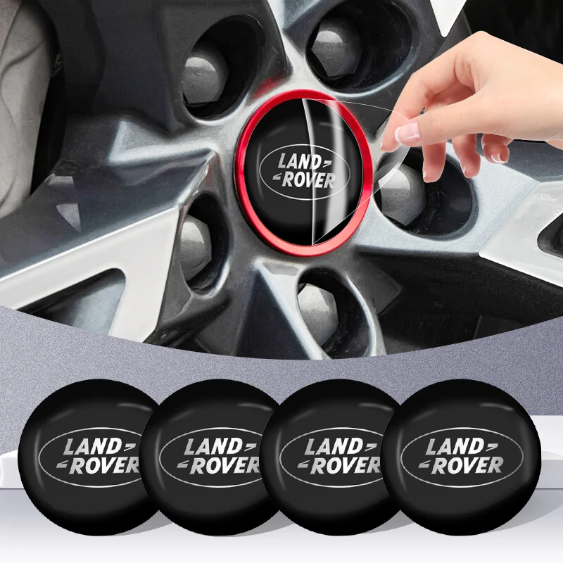 4pcs 56mm Tire Wheel Center Hub Caps Sticker Car Accessories For Land ...