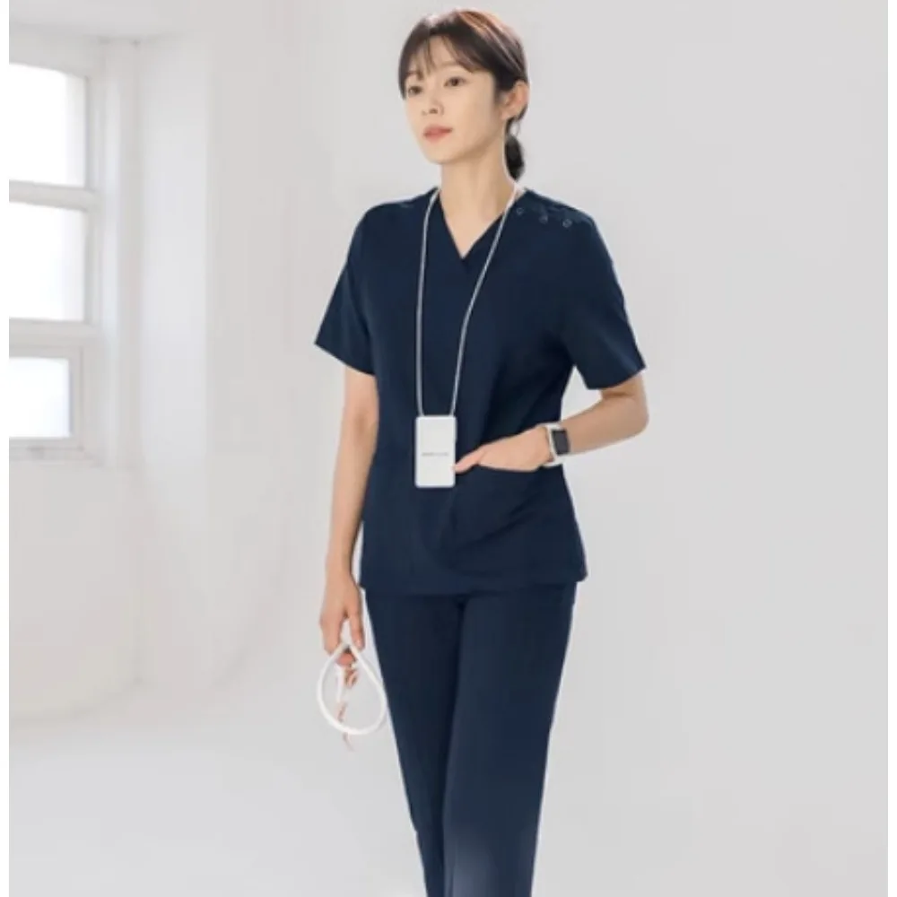 Korean-Version-of-High-grade-Plastic-Surgeon-Uniform-White-Coat-Dental ...