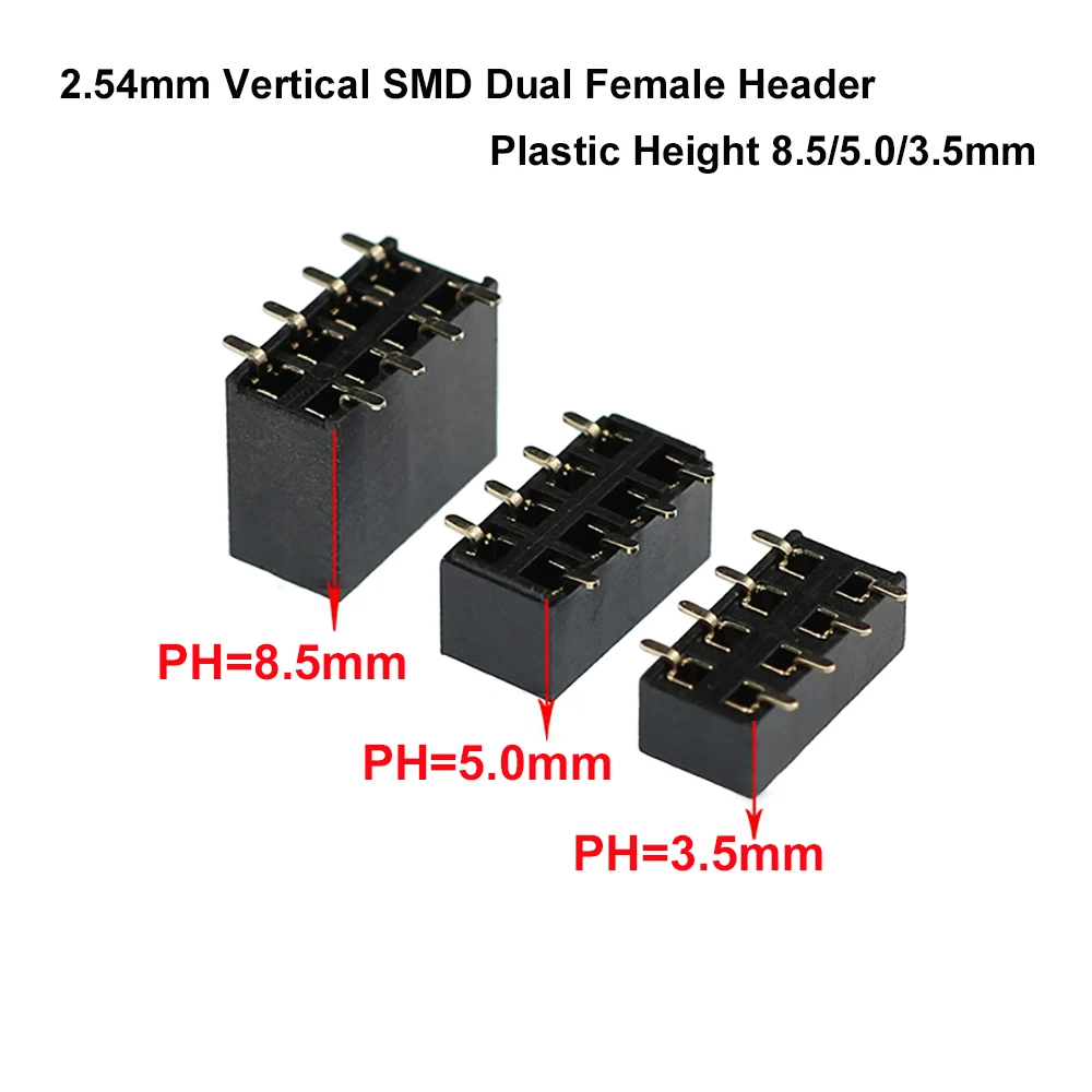 2.54mm Pin Header Connector Female | Low Profile Header Connector - 200pcs 2.54mm - Aliexpress