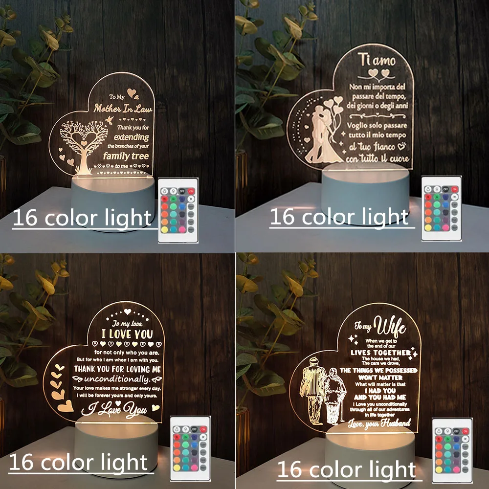 USB-LED-3D-Lamp-Illusion-Night-light-I-Love-You-Heart-16-Colors-Bedroom ...