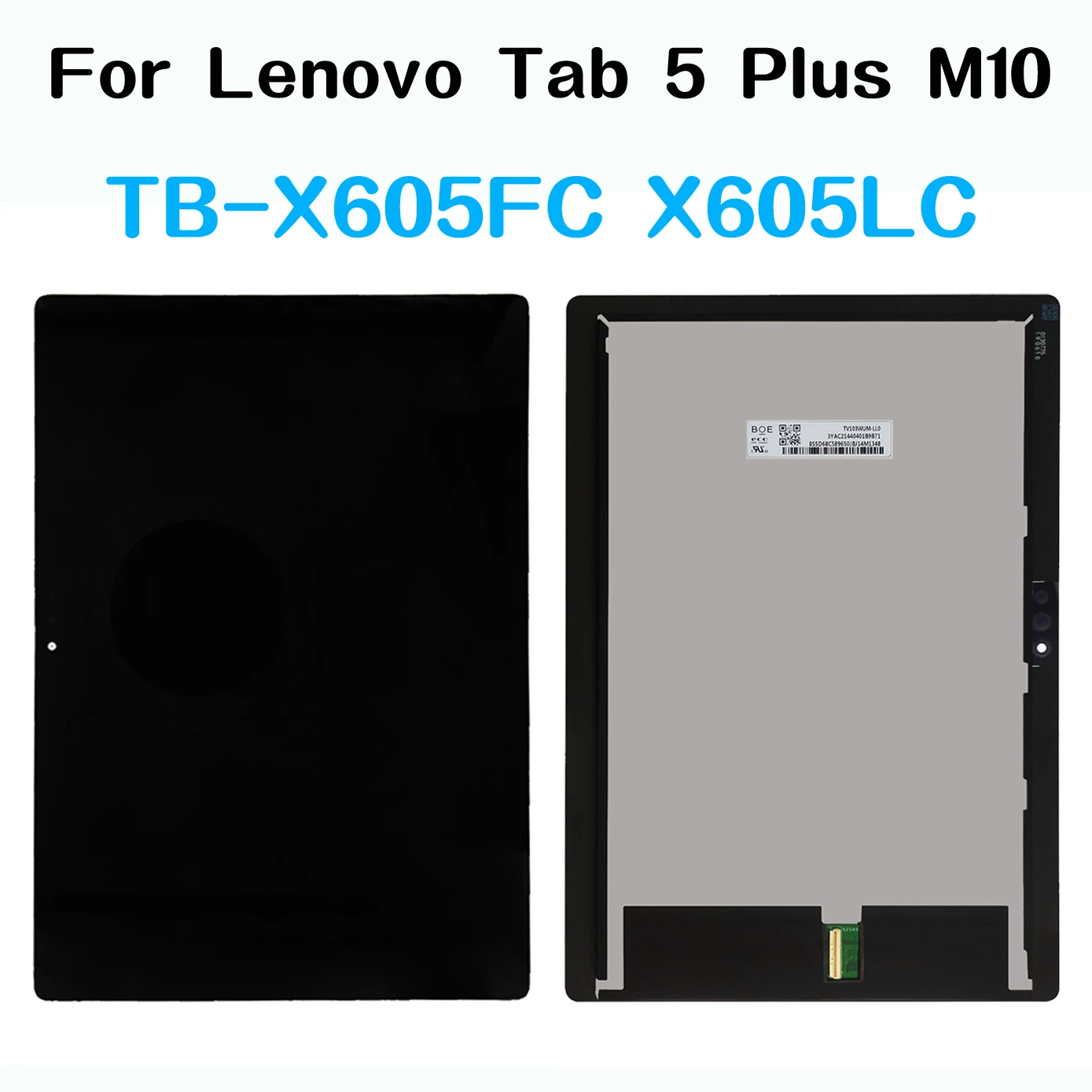 For Lenovo Tab 5 Plus Tab M10 TB-X605FC TB-X605LC x605 LCD Display ...