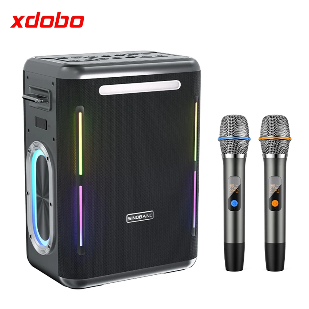 XDOBO-Party-1981-Portable-300W-Wireless-Bluetooth-Speaker-w-Microphone ...