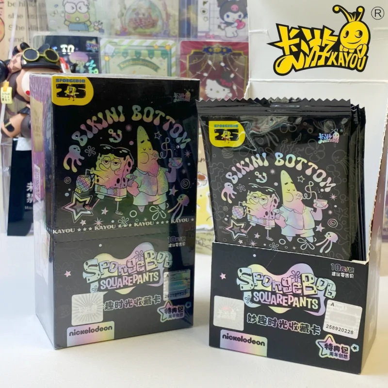 Original KAYOU Spongebob Squarepants Card Fun Time Series Funny ...