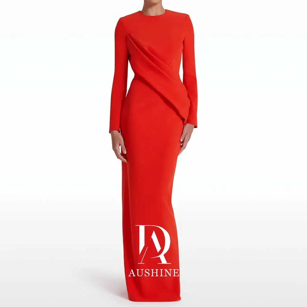 Aushine-Dress-Luxury-Birthday-Evening-Dress-Floor-Length-Long-Sleevess-Summer-Elegant-Wedding ...