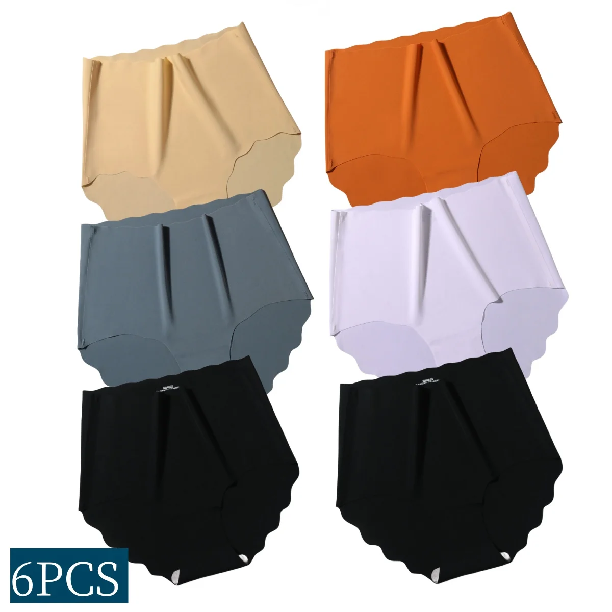 6Pcs-set-Seamless-Panties-Women-Invisible-Briefs-Female-Underpants ...
