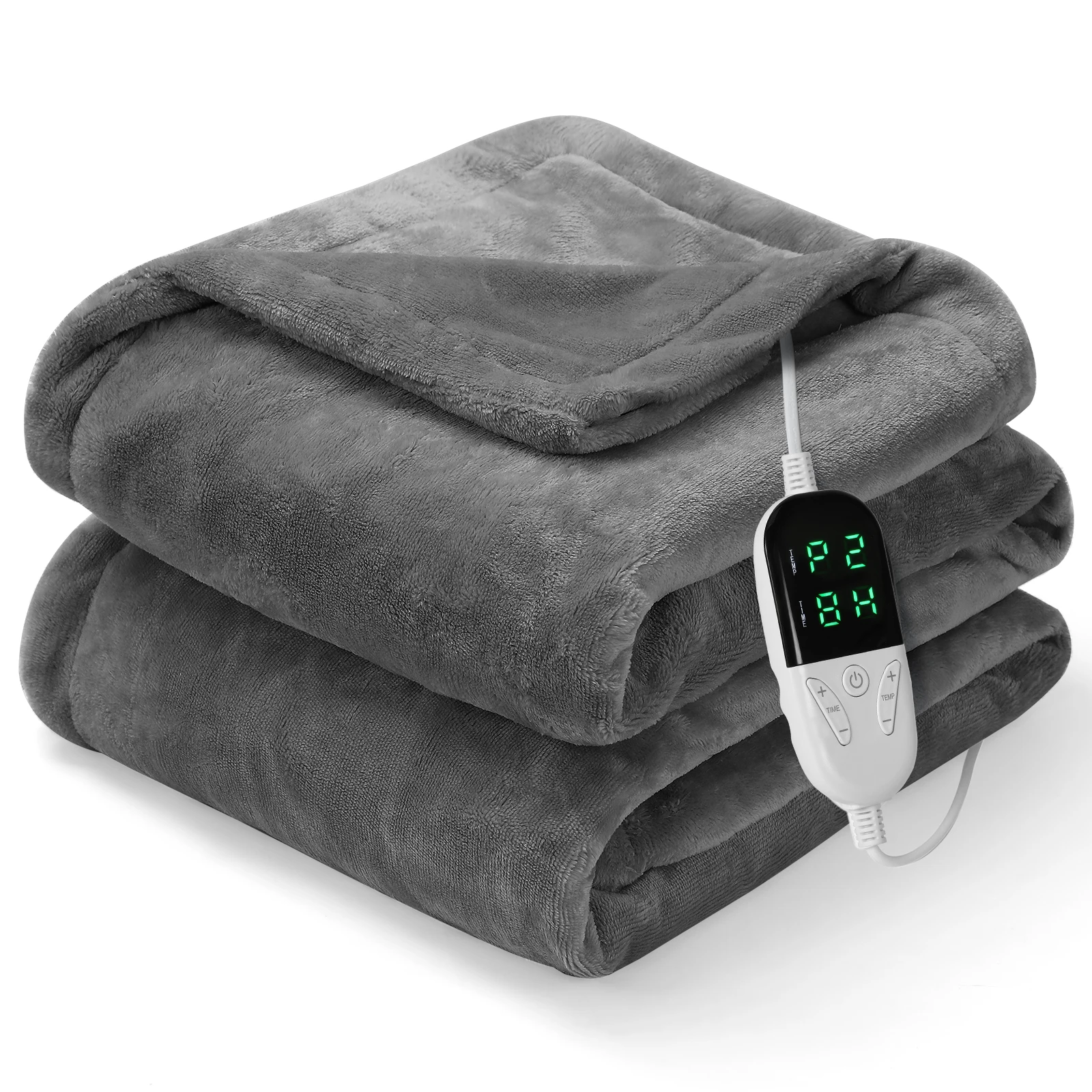 Electric-Blanket-Thickened-Double-Sided-Fast-Heating-Flannel-Blankets ...