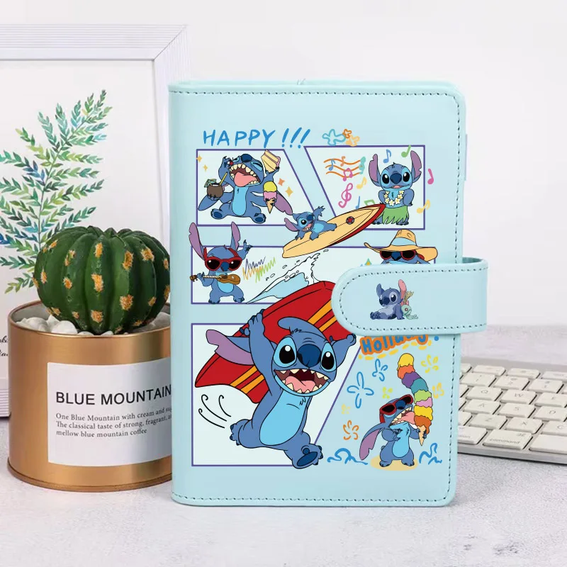 Disney-Cuaderno de dibujos animados Lilo & Stitch Pu, Bloc de notas ...