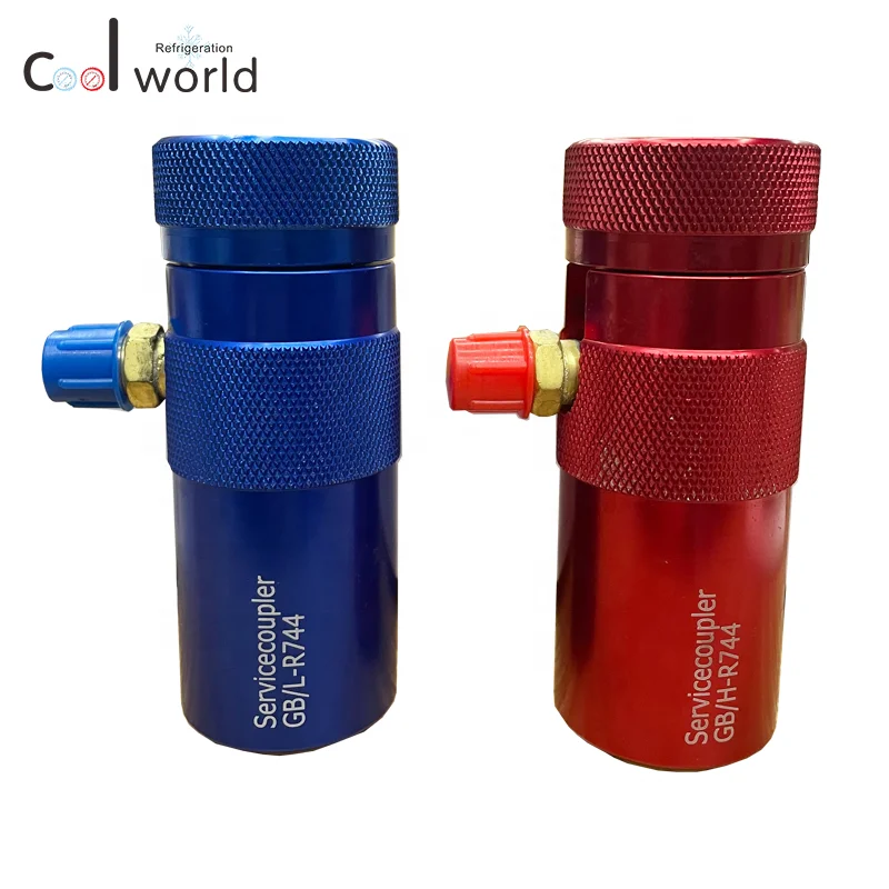 R744 For Pors che Adjustable Adapter Fittings Quick Coupler High & Low ...