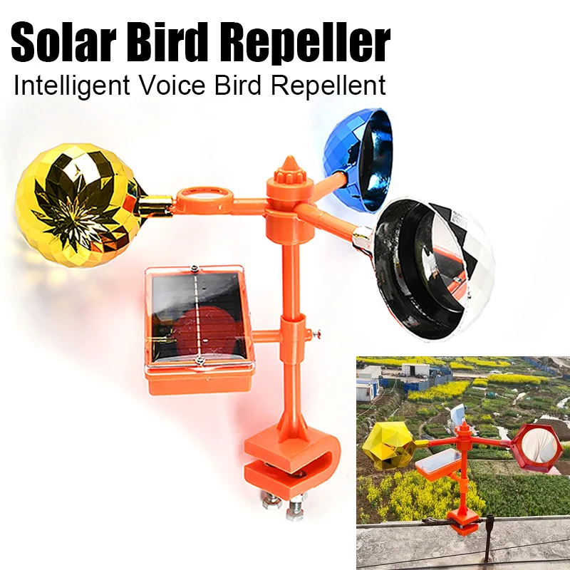 Solar-Bird-Repeller-Waterproof-Solar-Energy-Bird-Repelling-Device-360 ...