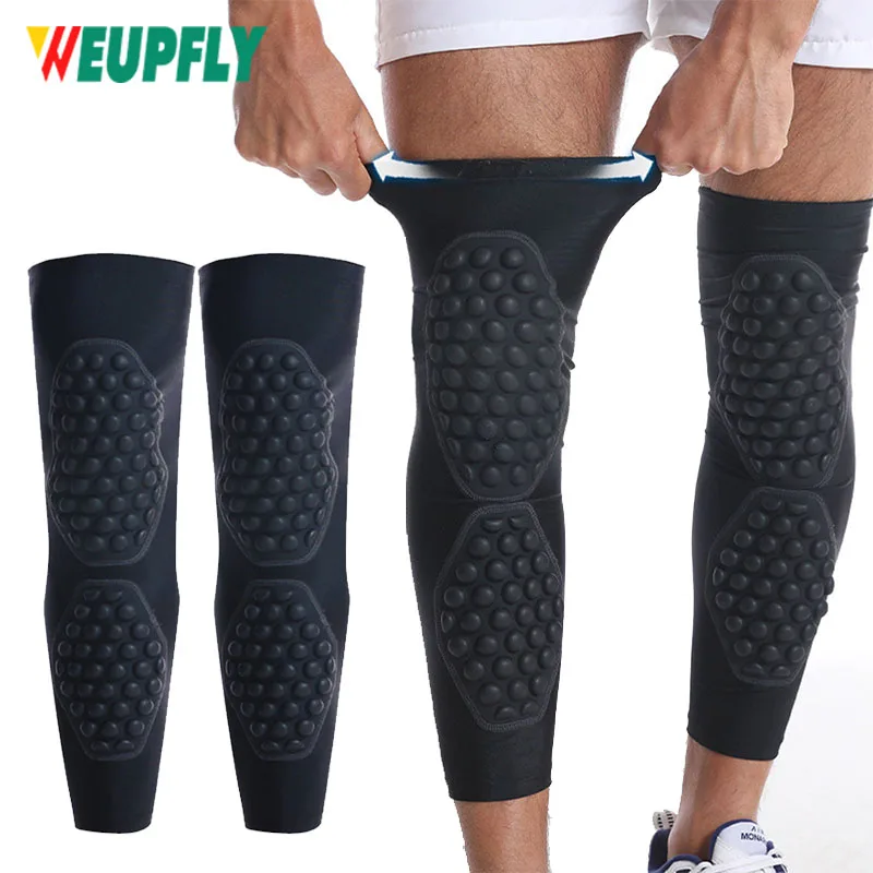 1-2Pcs-Knee-Calf-Padded-Compression-Leg-Sleeve-Thigh-Sports-Protective ...