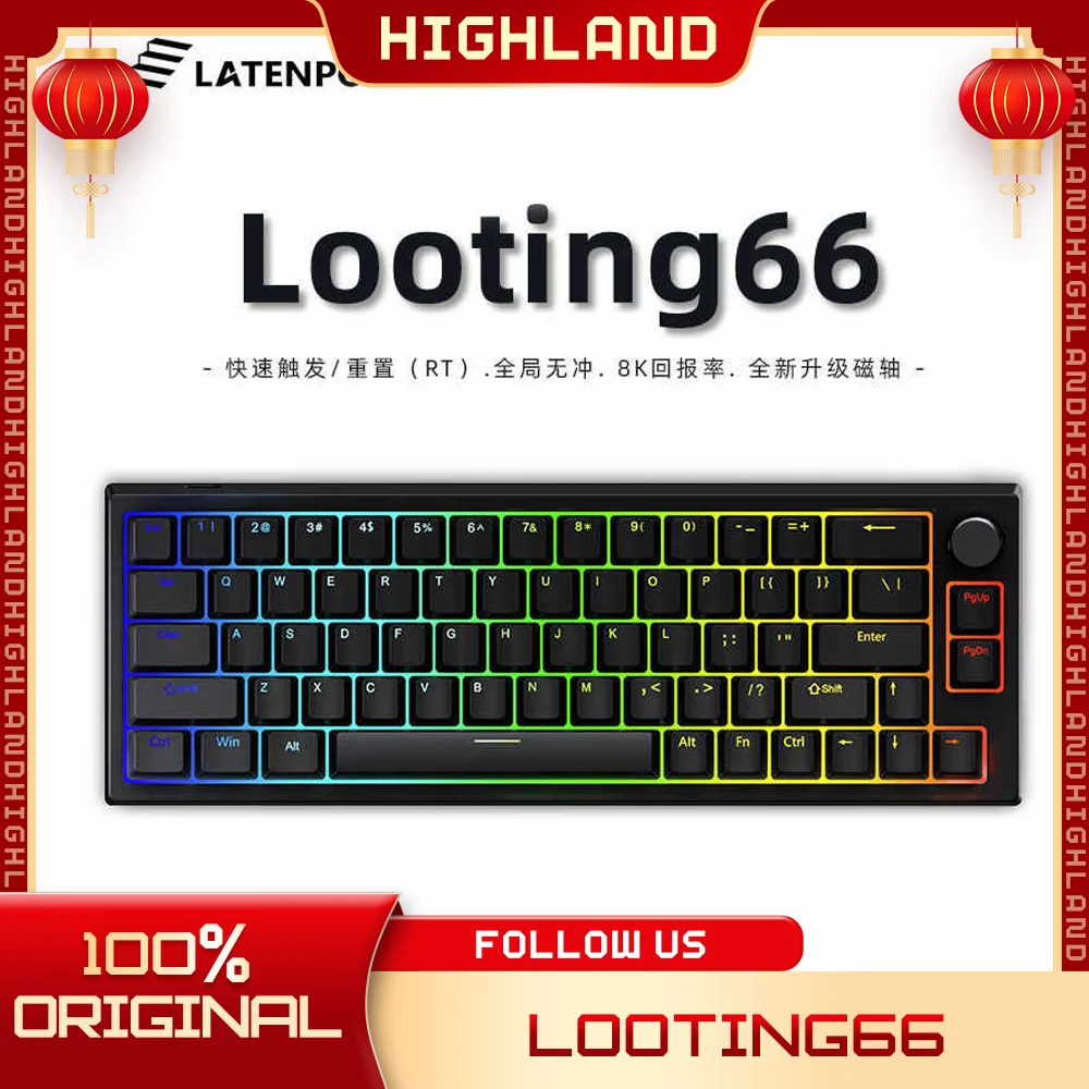 LatenPow-Aluminum-Alloy-Teclados-Switchs-magn-ticos-voadores-Teclado ...