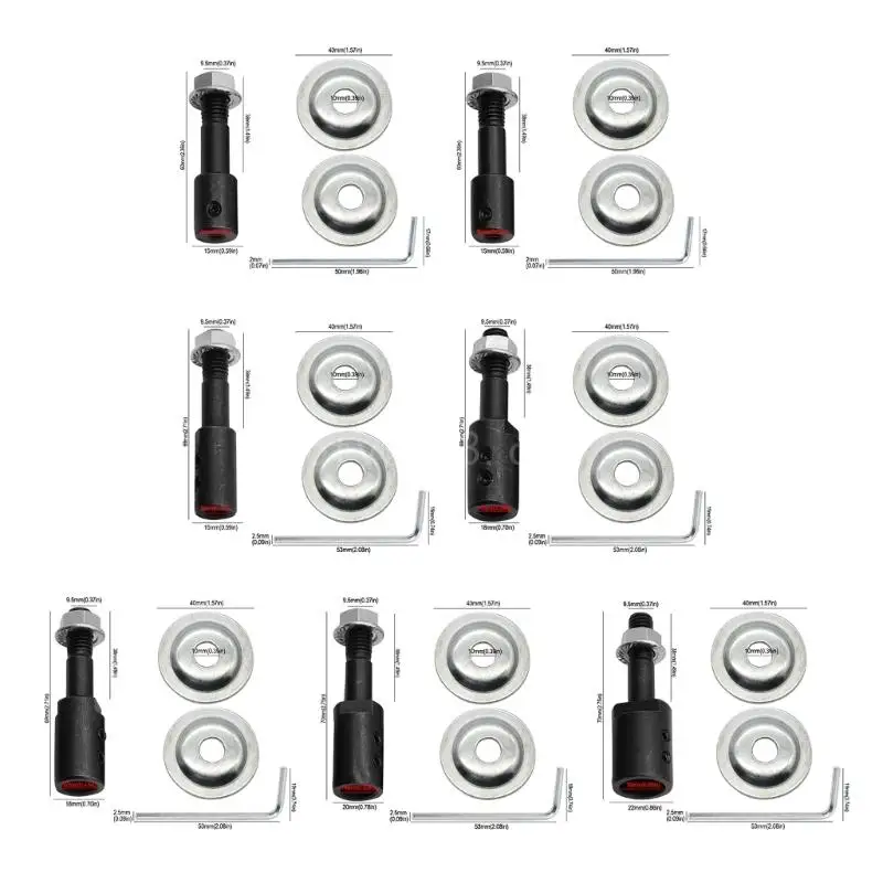 5/6/8/10/12/14/16mm Spindle Adapter For Polishing Machine Accessories ...