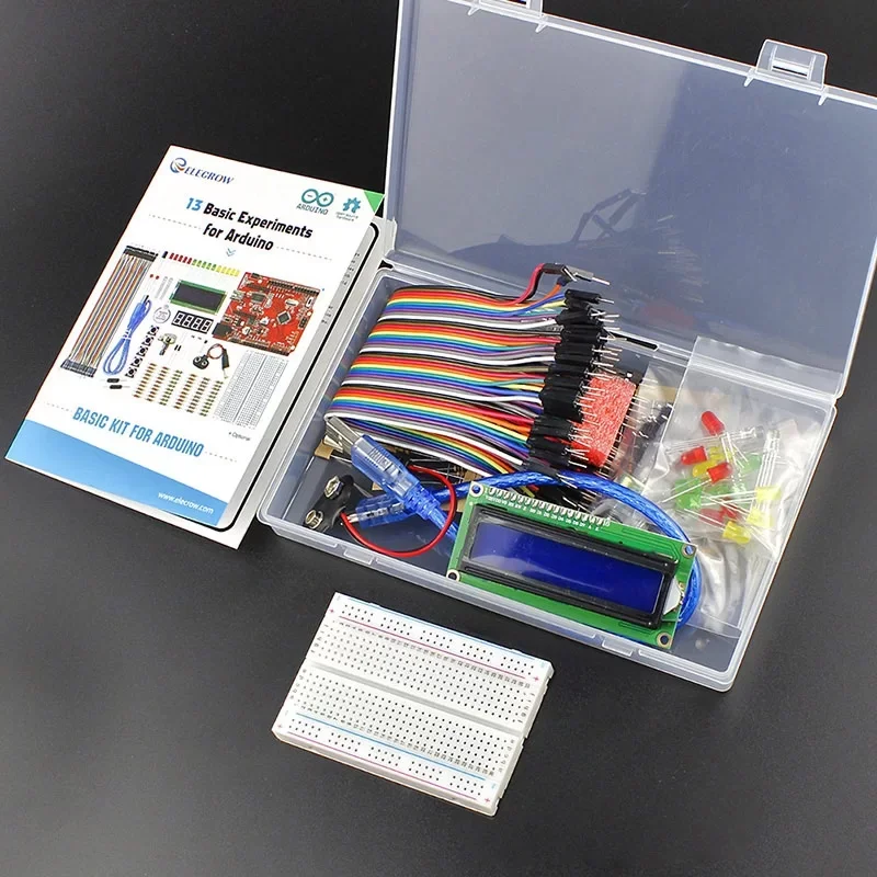 Kit eletrônico DIY completo para Arduino 13 lições com livro guia ...