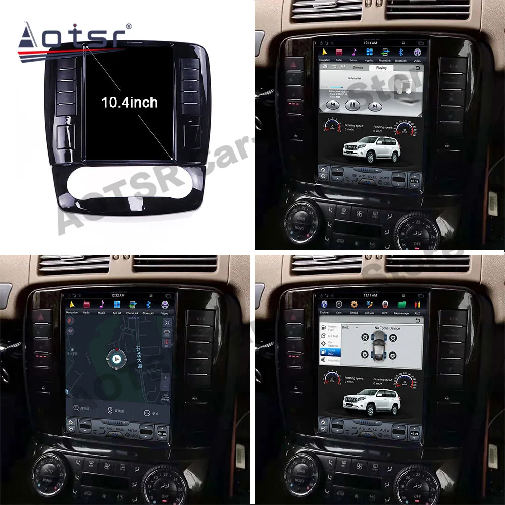 Tesa-Car-Radio-With-Android-Screen-For-Benz-R-Class-W251-R280-R300-R320 ...