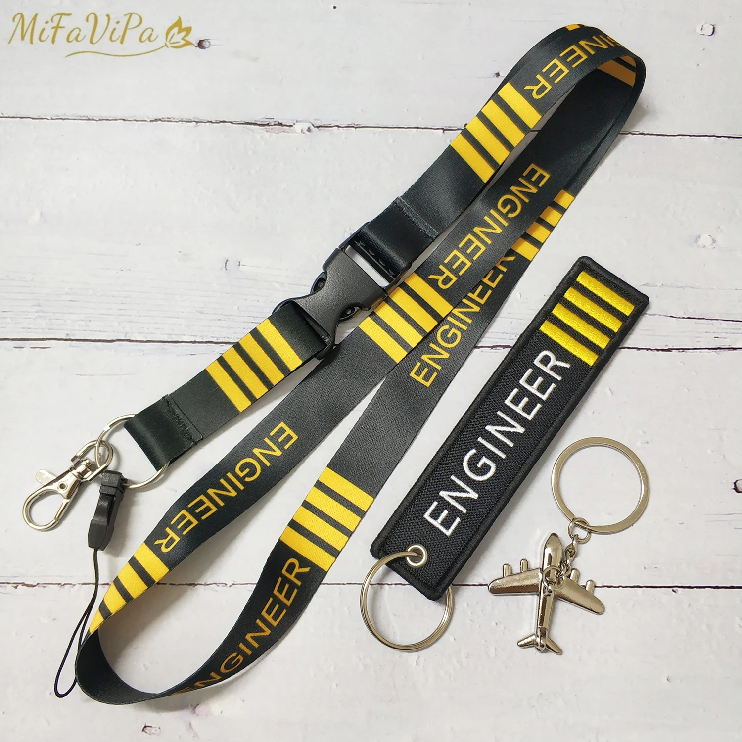 1 Set Engineer Lanyards Keychains Neck Strap Phone Chaveiro Key Chain ...