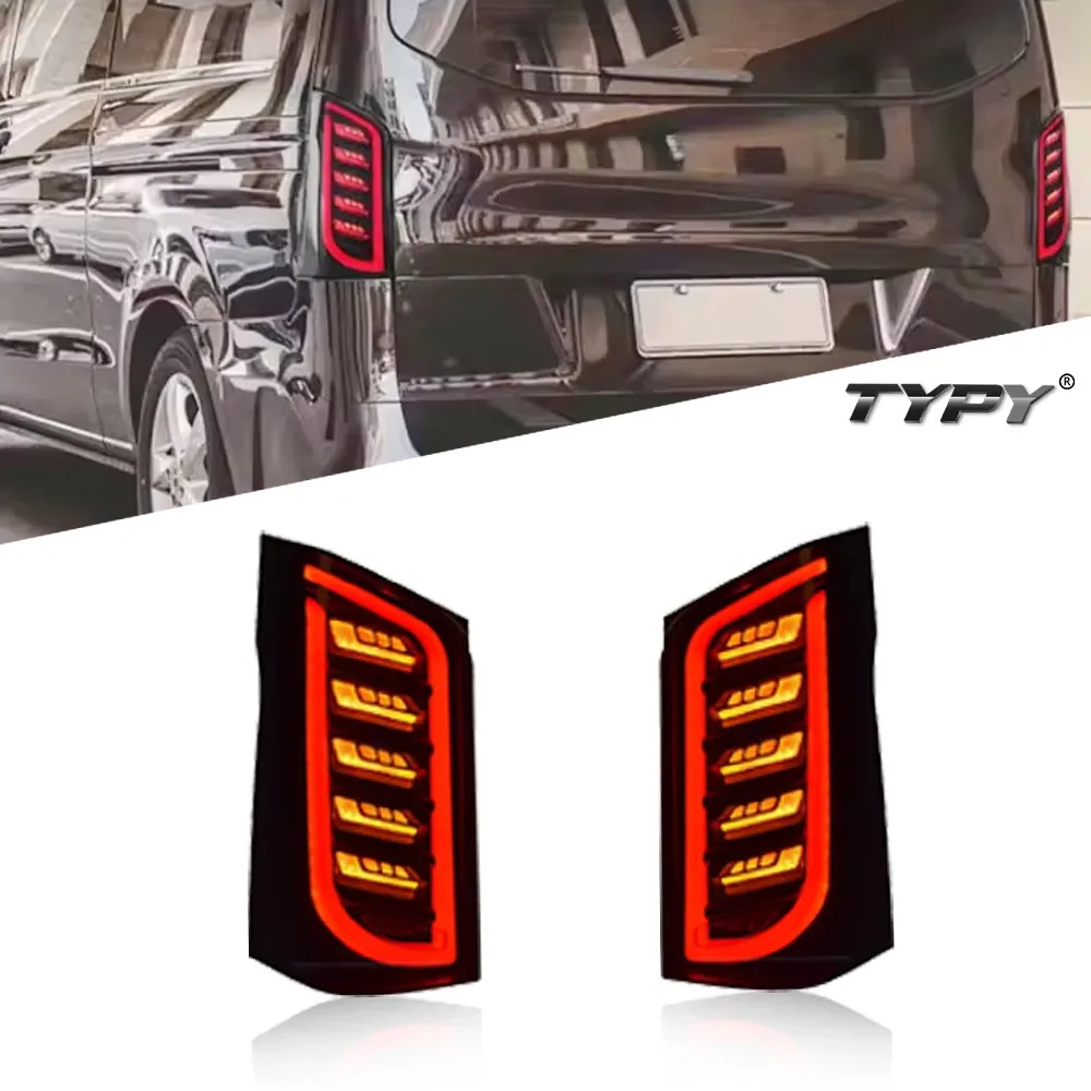 TYPY-Car-Tail-Lamp-Assembly-For-Benz-V-Class-W447-Taillights-2016-2021 ...