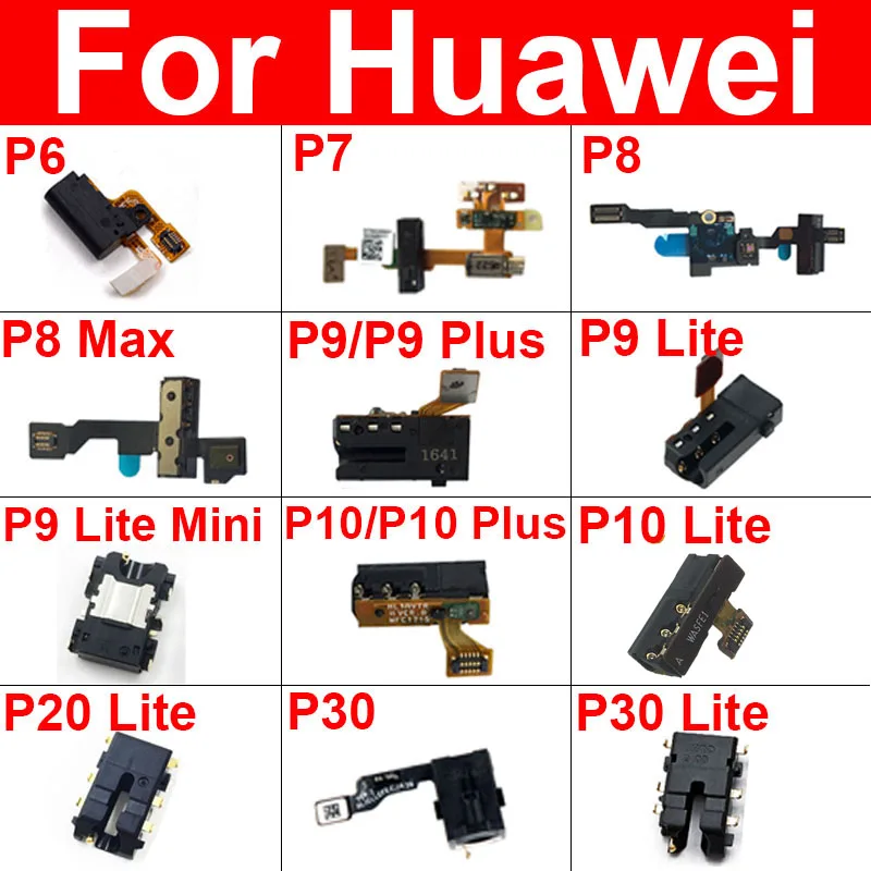 Ear-Jack-Earphone-Audio-Port-Connector-Flex-Cable-For-Huawei-P9-P10 ...