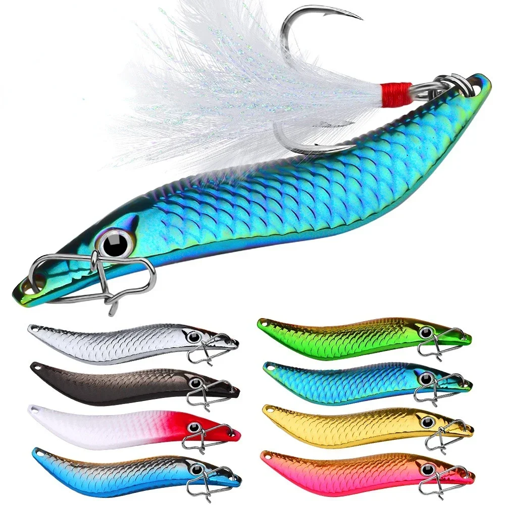 Metal-VIB-Leech-Spinners-Spoon-Lures-7g-10g-15g-20g-Artificial-Bait ...