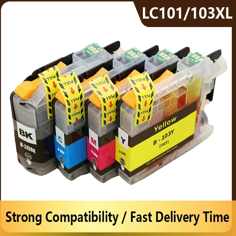 Compatible LC103 LC101 LC 103 LC-103 Ink Cartridge For Brother MFC ...